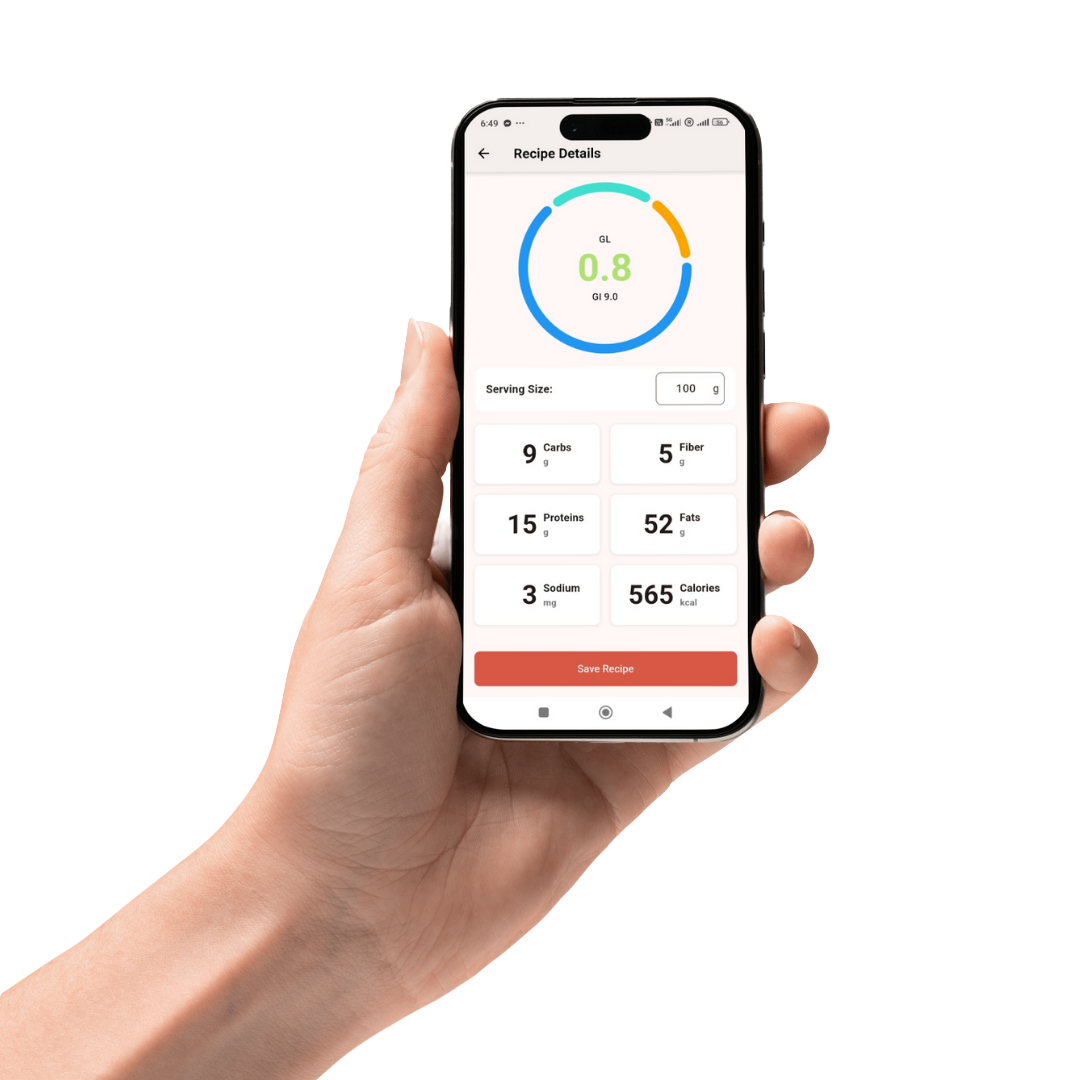 Glycify - Calculate Recipe Glycemic Load